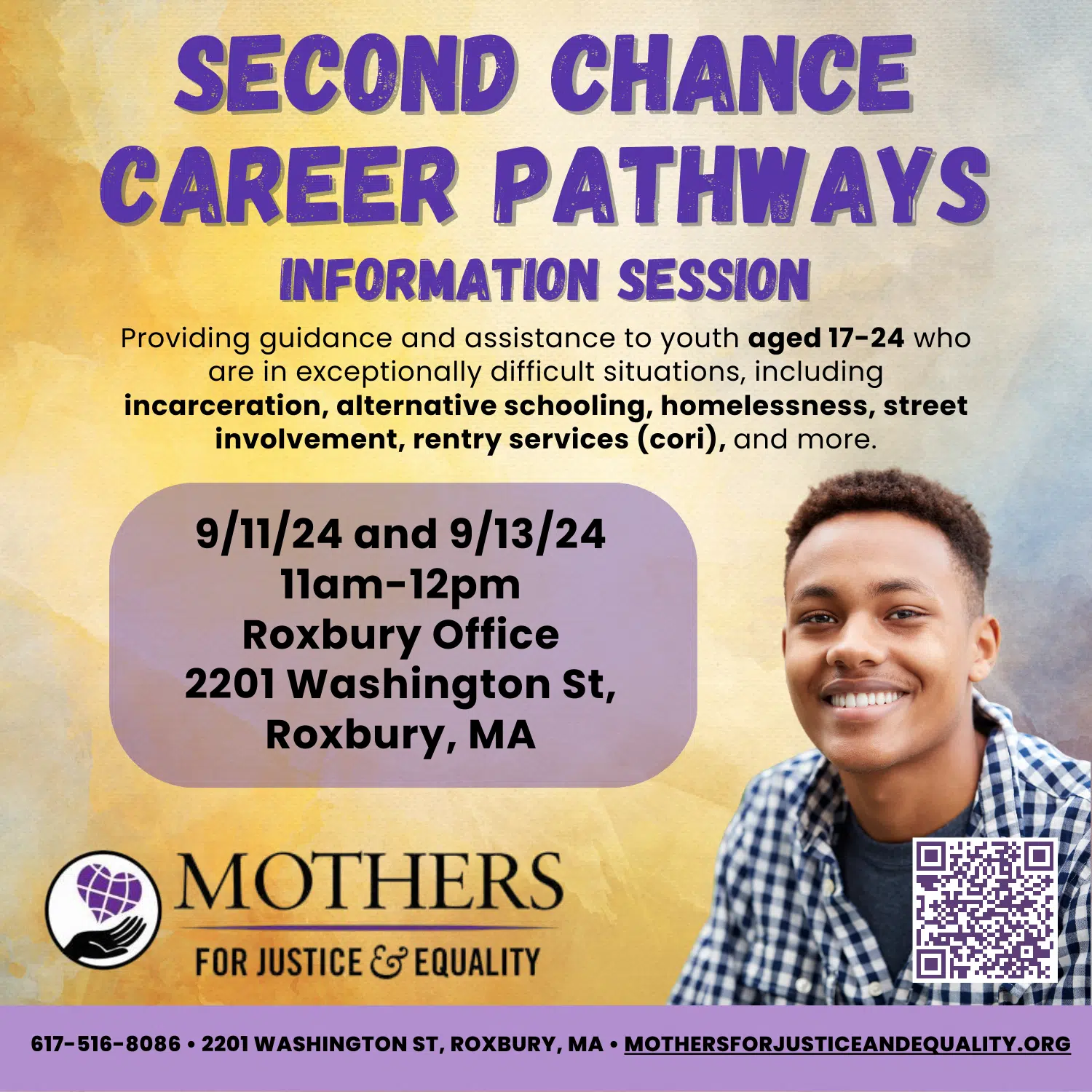 Second Chance Career Pathways Info Session – Roxbury | Mothers for ...